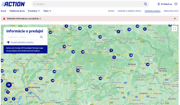Action – leták, predajne, ponuka - KD.sk
