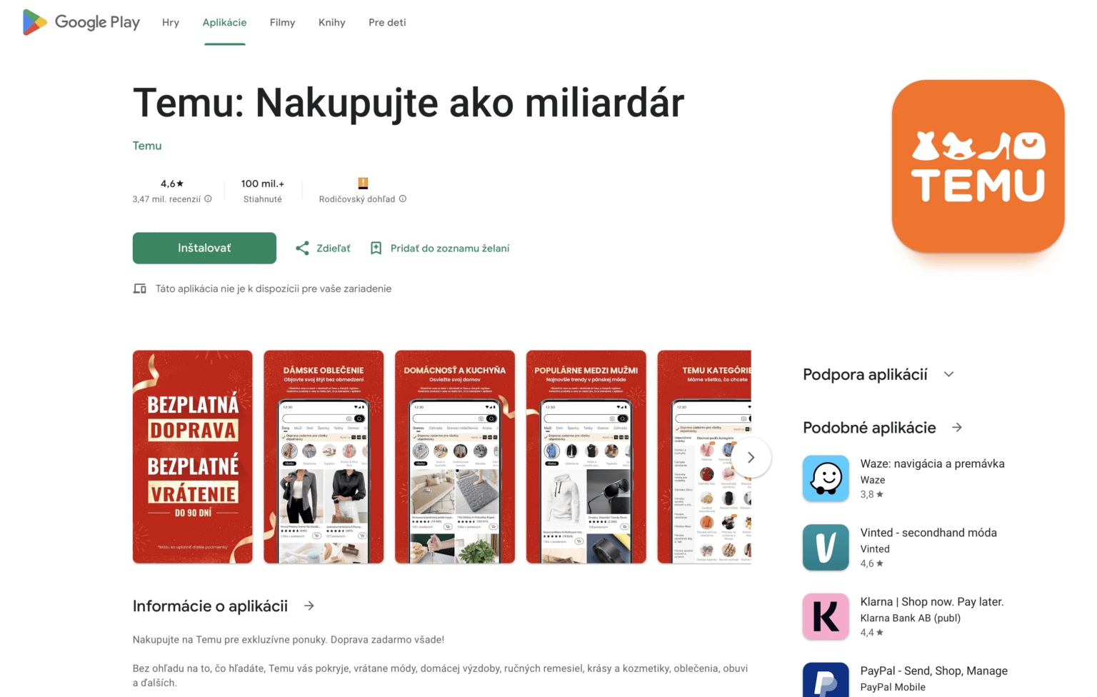 Temu recenzie, skúsenosti a aplikácia - KD.sk