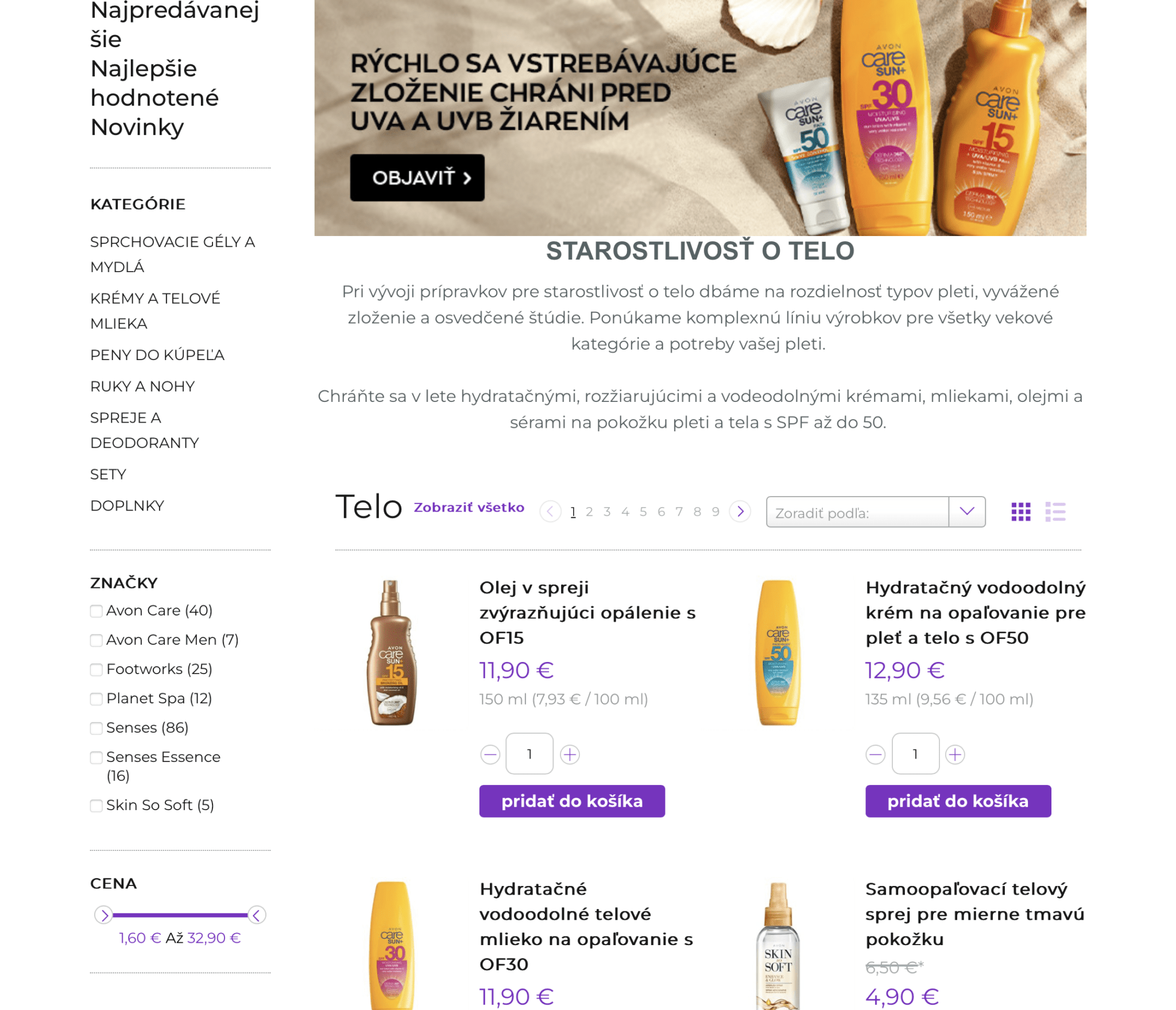 Avon.sk - katalóg, prihlásenie, moje objednávky, recenzie - KD.sk
