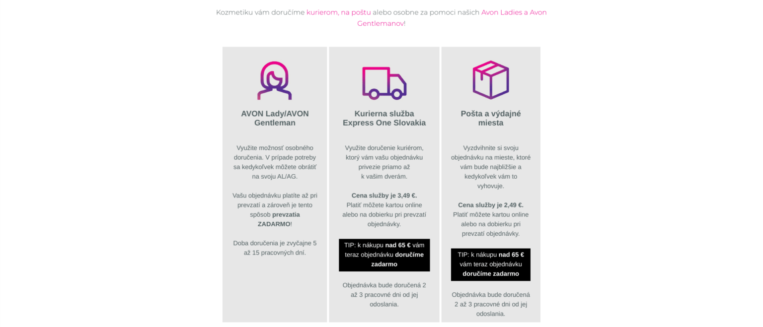 Avon.sk - katalóg, prihlásenie, moje objednávky, recenzie - KD.sk