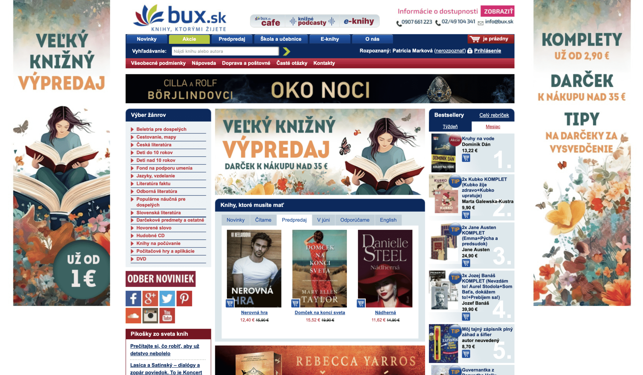 Bux – najlacnejšie knihy, IKAR, beletria - KD.sk