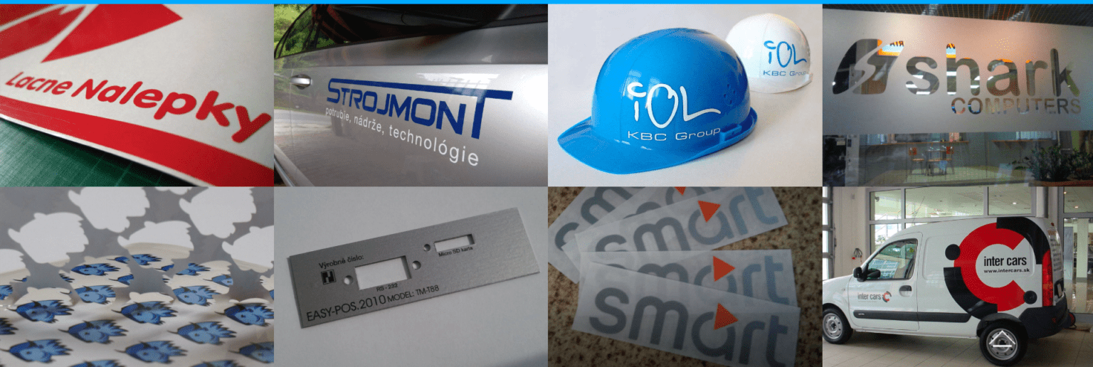 Výroba nálepiek - vlastné samolepky, tlač, na mieru - KD.sk