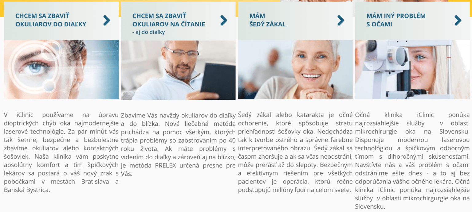 iClinic - laserová operácia očí, recenzie na kliniku - KD.sk