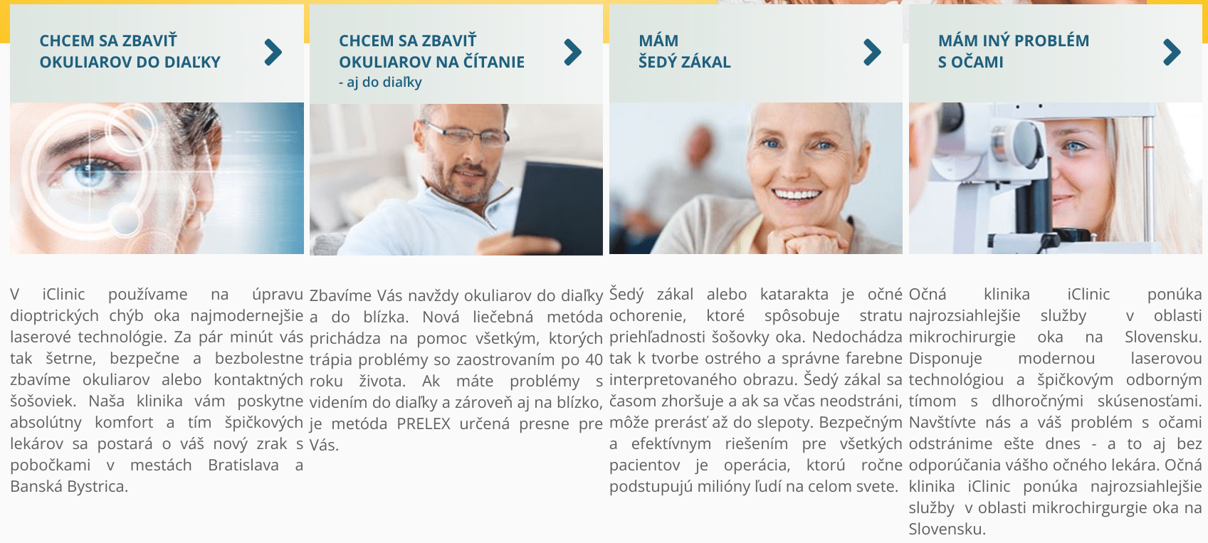 iClinic - laserová operácia očí, recenzie na kliniku - KD.sk