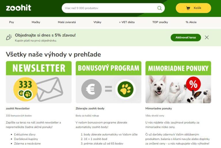 Zoohit - zľavový kupón, predajne, kontakt, recenzie - KD.sk
