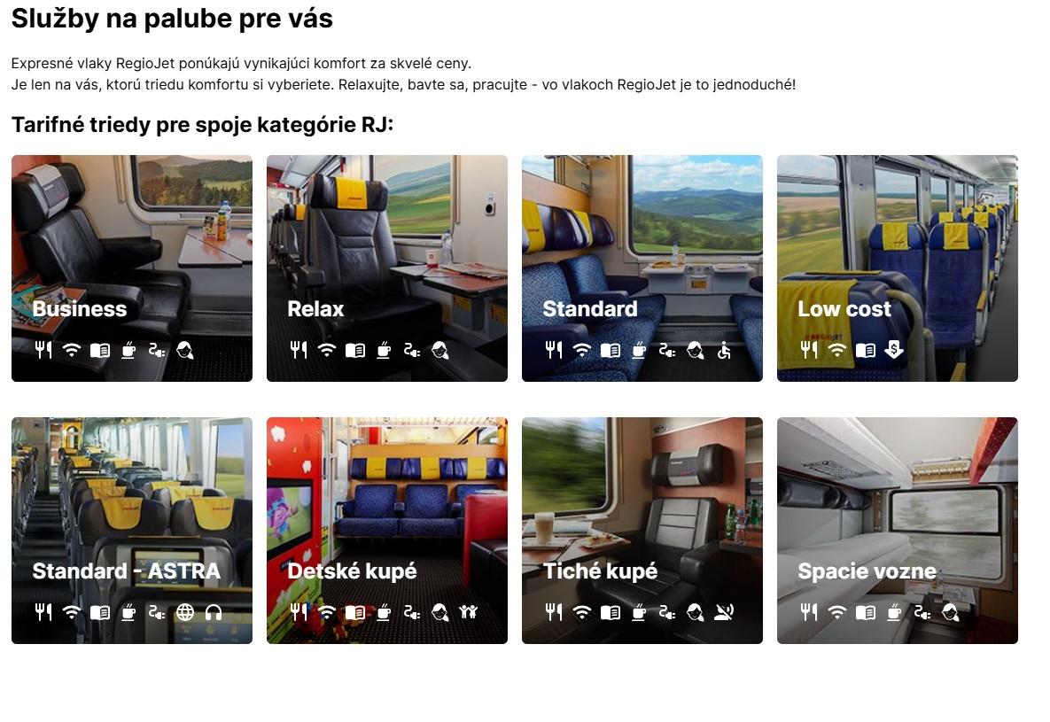 RegioJet vlaky - lístok na vlak, obľúbené trasy - KD.sk